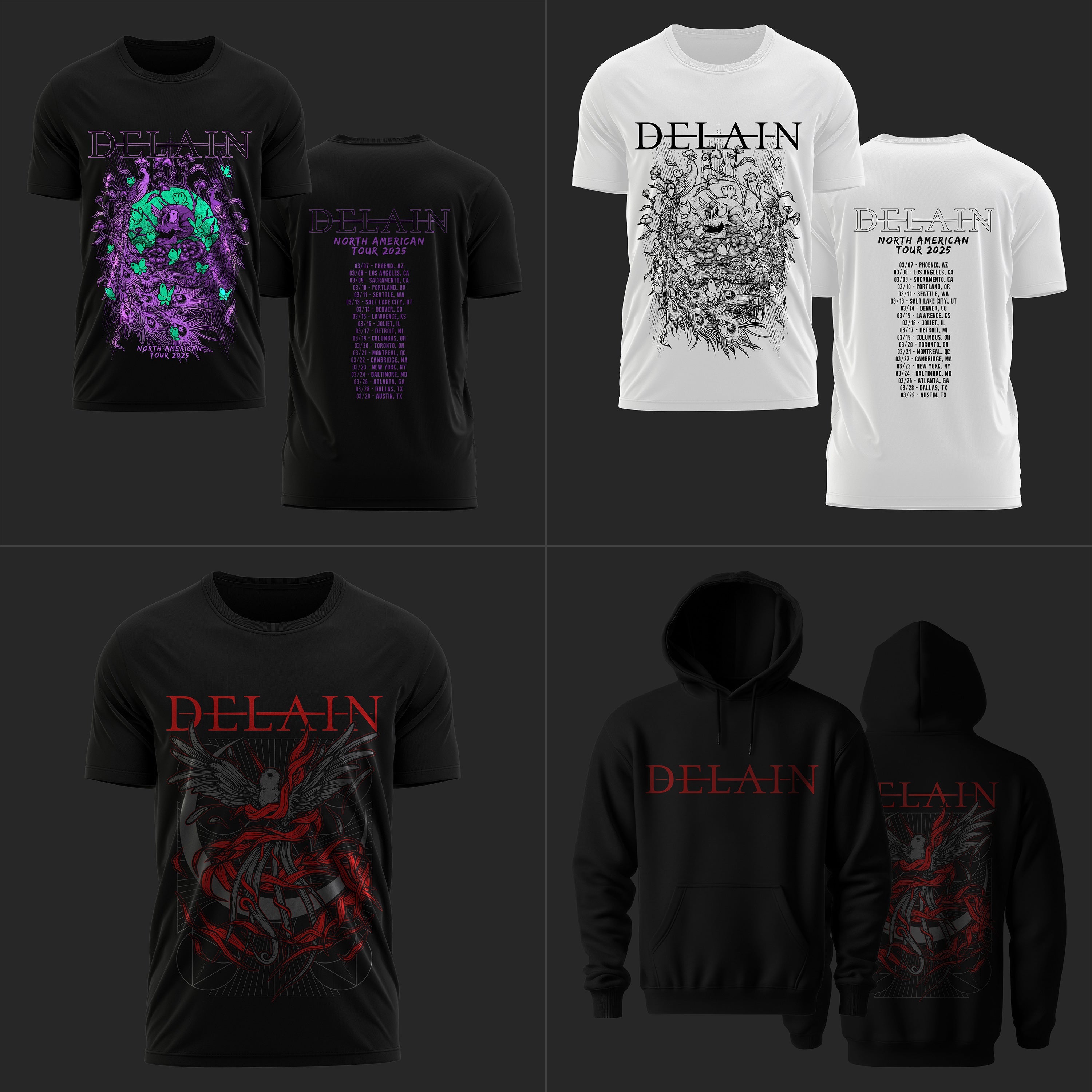 North American Tour 2025 – DELAIN - North America Webstore